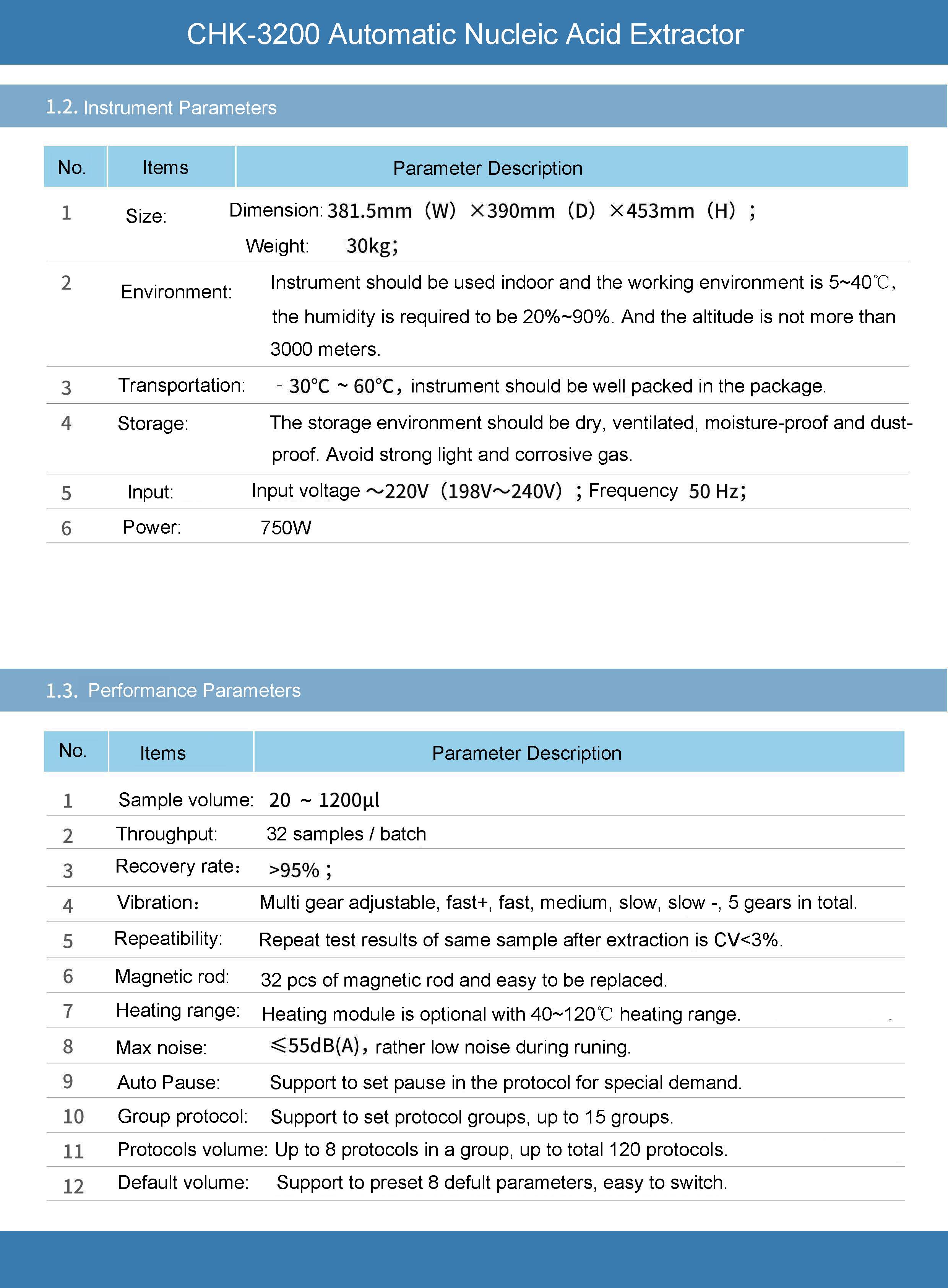 CHK-3200 Automatic Nucleic Acid Extractor